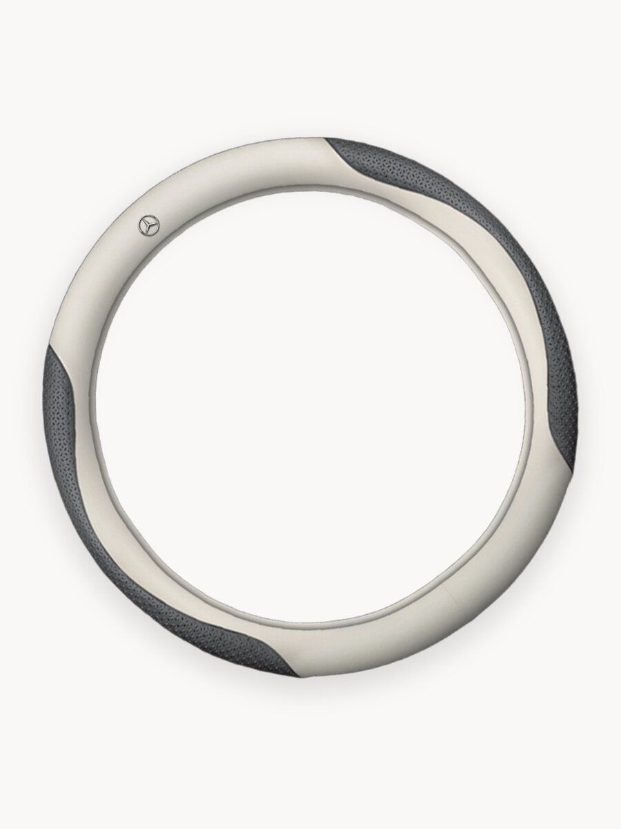 Оплетка-чехол на руль MyPads для автомобиля Mercedes-Benz A-класса C-класса E-класса (круглый - размер М) диаметр 37