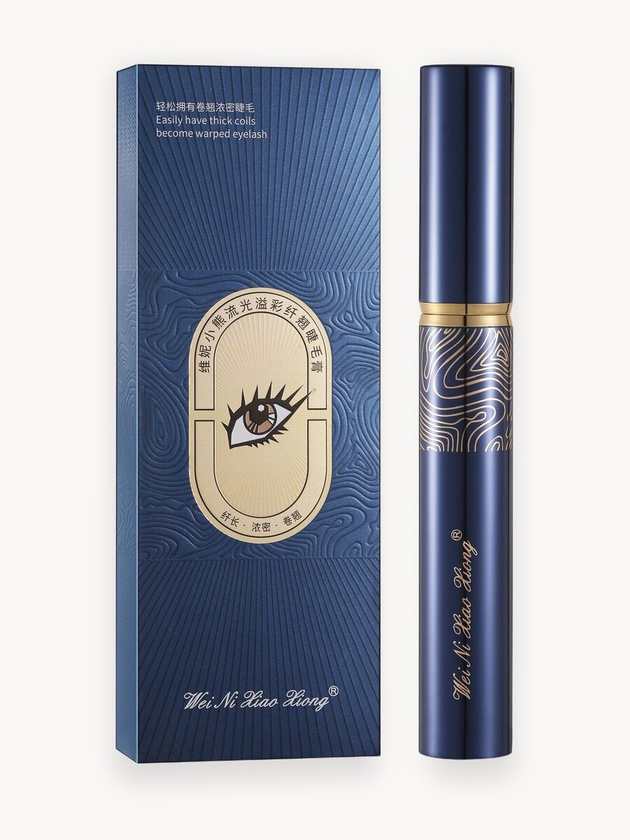 Тушь для ресниц, влагостойкая чёрная с эффектом объёма и удлинение. 6 мл.