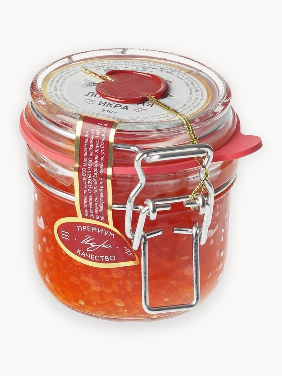 Икра красная горбуши 230г, Деликатеска, вылов Сахалин 2025 малосоленая премиум