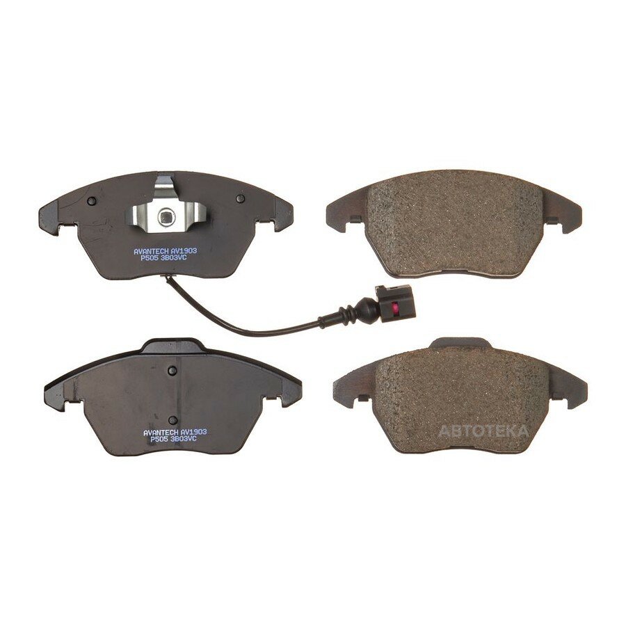 Колодки тормозные дисковые Avantech передние для арт. AV1902 AVANTECH AV1903