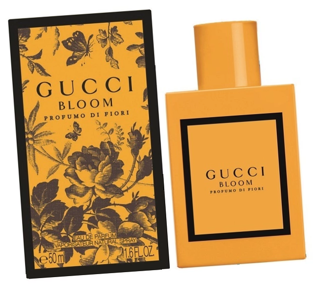 Для женщин парфюмерная вода Gucci Bloom Profumo Di Fiori 50 мл / Гуччи Блум Профумо Ди Фиори желтые цветы