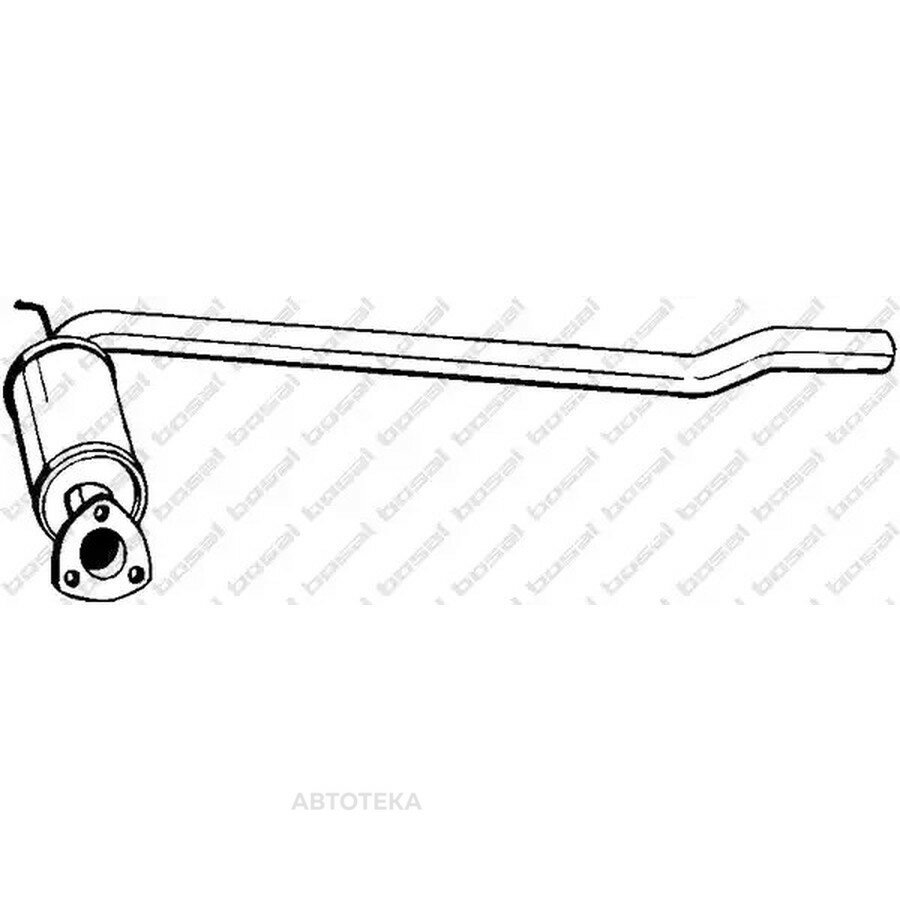 Глушитель передний VW TRANSPORTER 96-98 BOSAL 233113