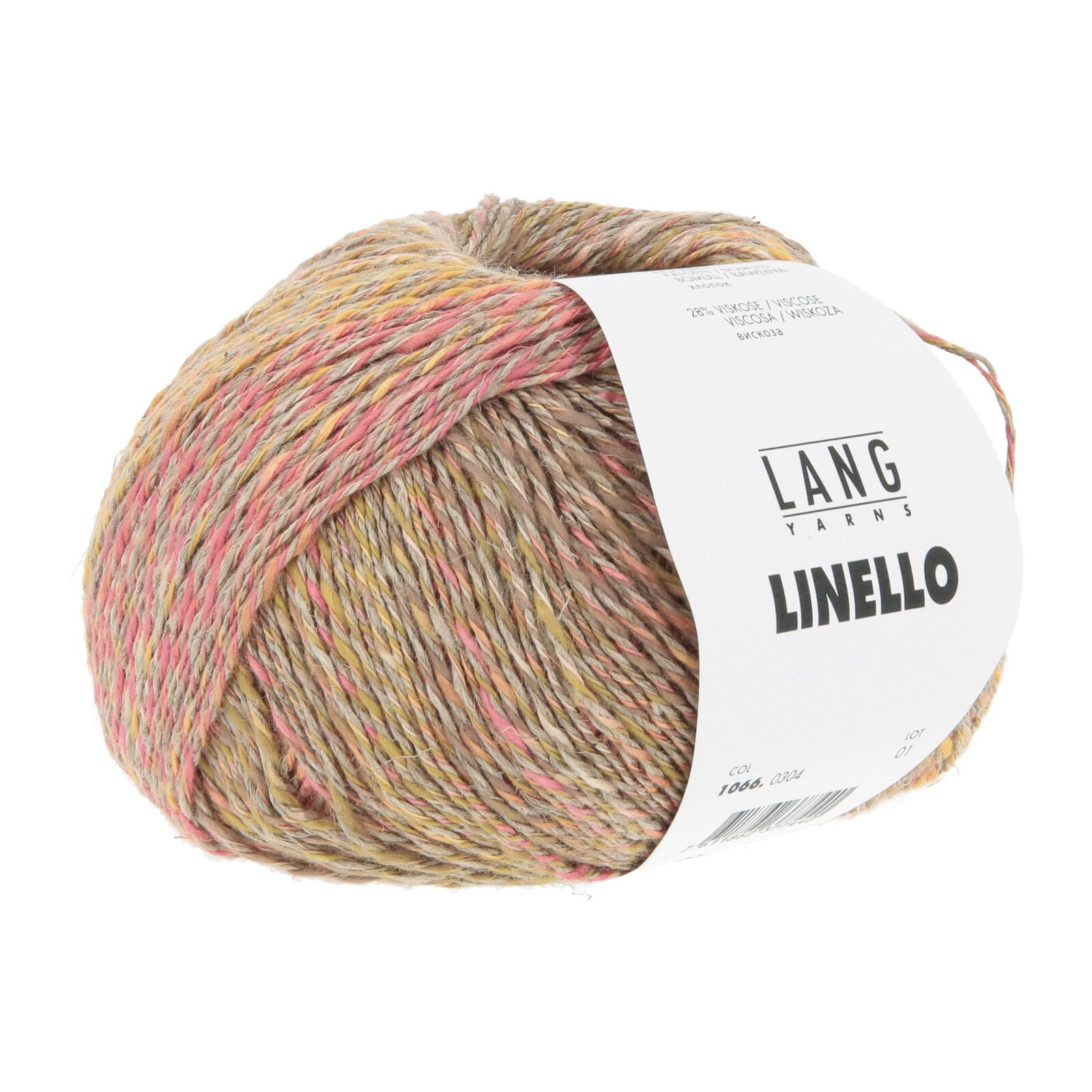 Пряжа для вязания Lang Yarns Linello (1066.0304) 4 мотка 100 г/280 м