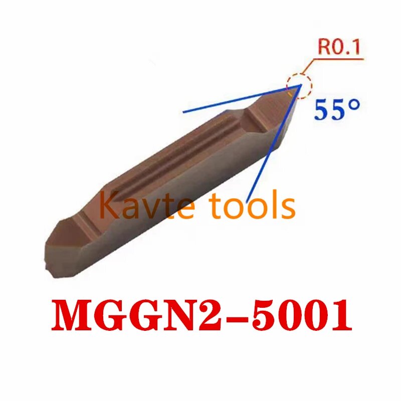 Фреза KAVTEcnc TOOLS MGGN2-5001, 10шт, 55°, R0.1