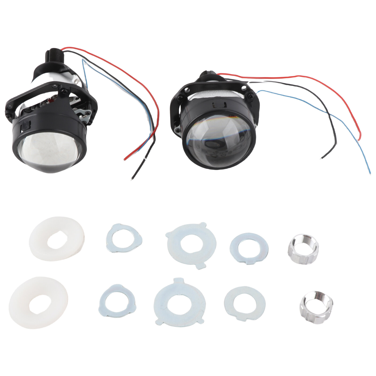 2,5-дюймовый линзы светодиодного проектора 6000K 8000LM 110W Фара-фары H4 H7 9005 9006 Комплект фары 2 Pack IP67.