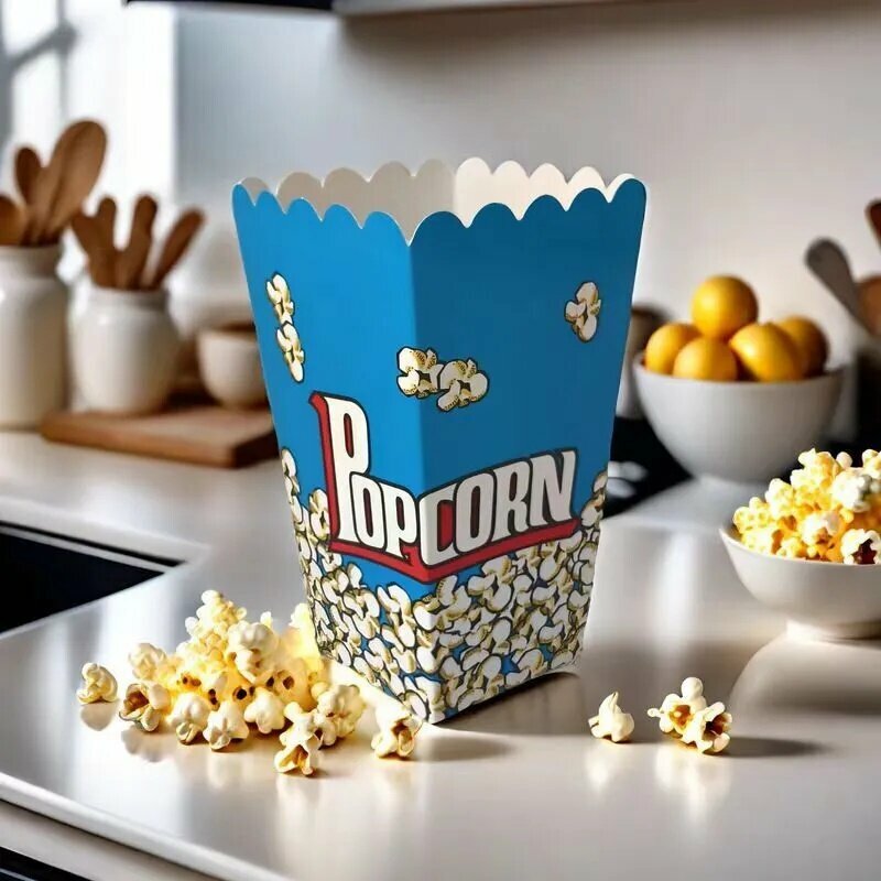 24 шт. Ведро для попкорна, картонная коробка, бумажные маленькие коробки