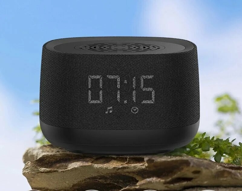 Многофункциональный динамик с белым шумом Bluetooth, часами, хронометражем, рассеянным ночным освещением