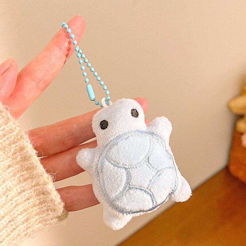 Креативный плюшевый брелок в виде зеленой черепахи для рюкзака F-5121