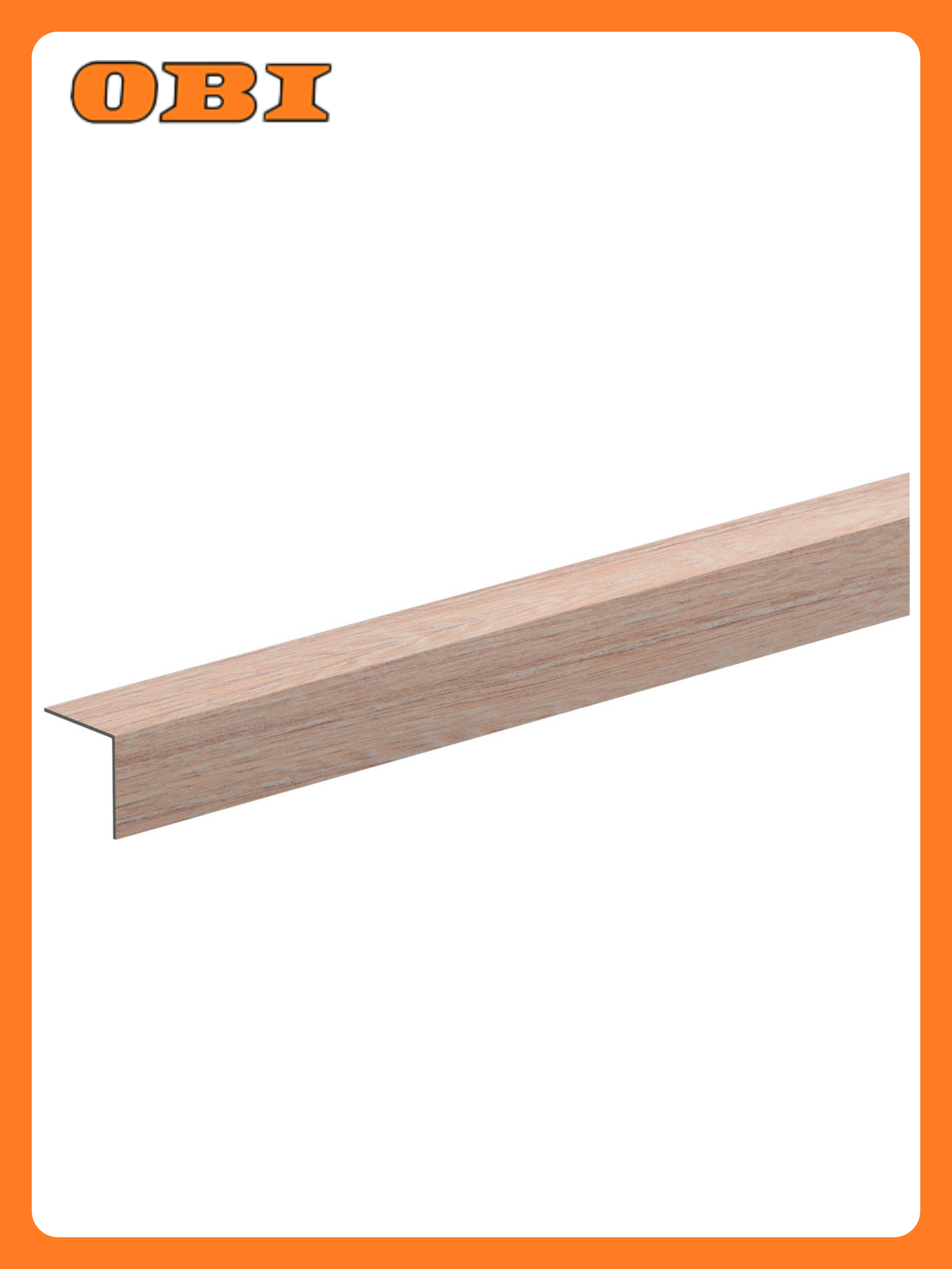 Угол Ideal 213, ПВХ, 15x15x2700 мм, текстура дуб северный, бежевый