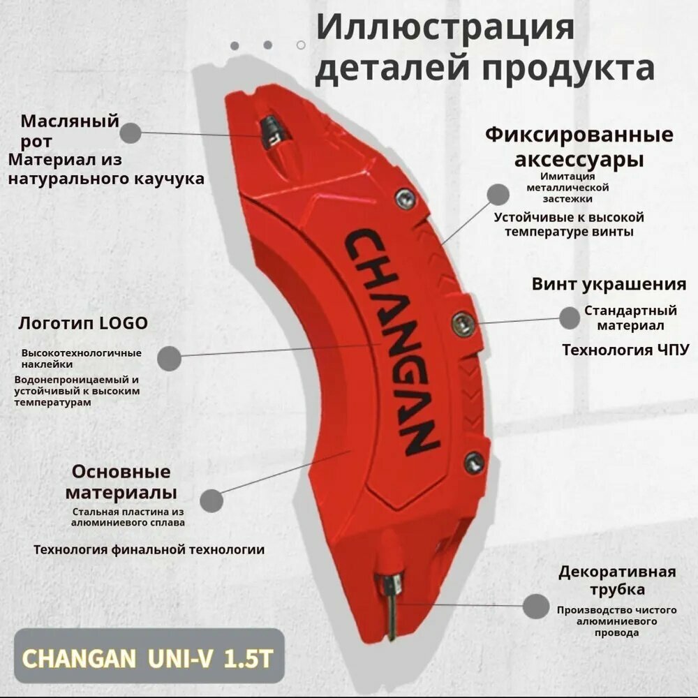 Защита внешних частей автомобиля, 4 шт.
