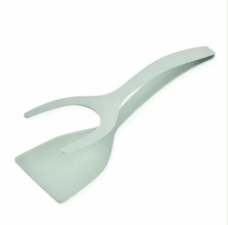 Кухонная лопатка, щипцы кулинарные 2 в 1, термопластик, мятная