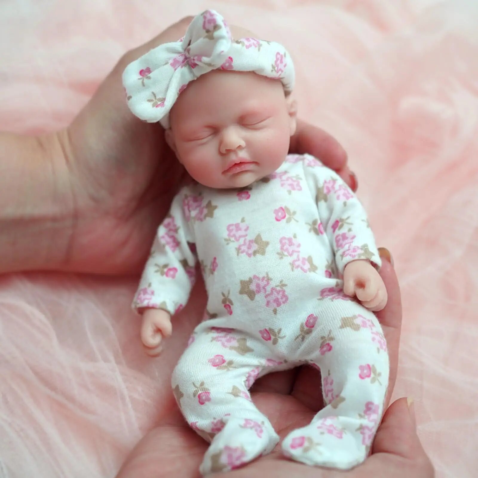 7-дюймовая силиконовая кукла-Реборн mini baby doll