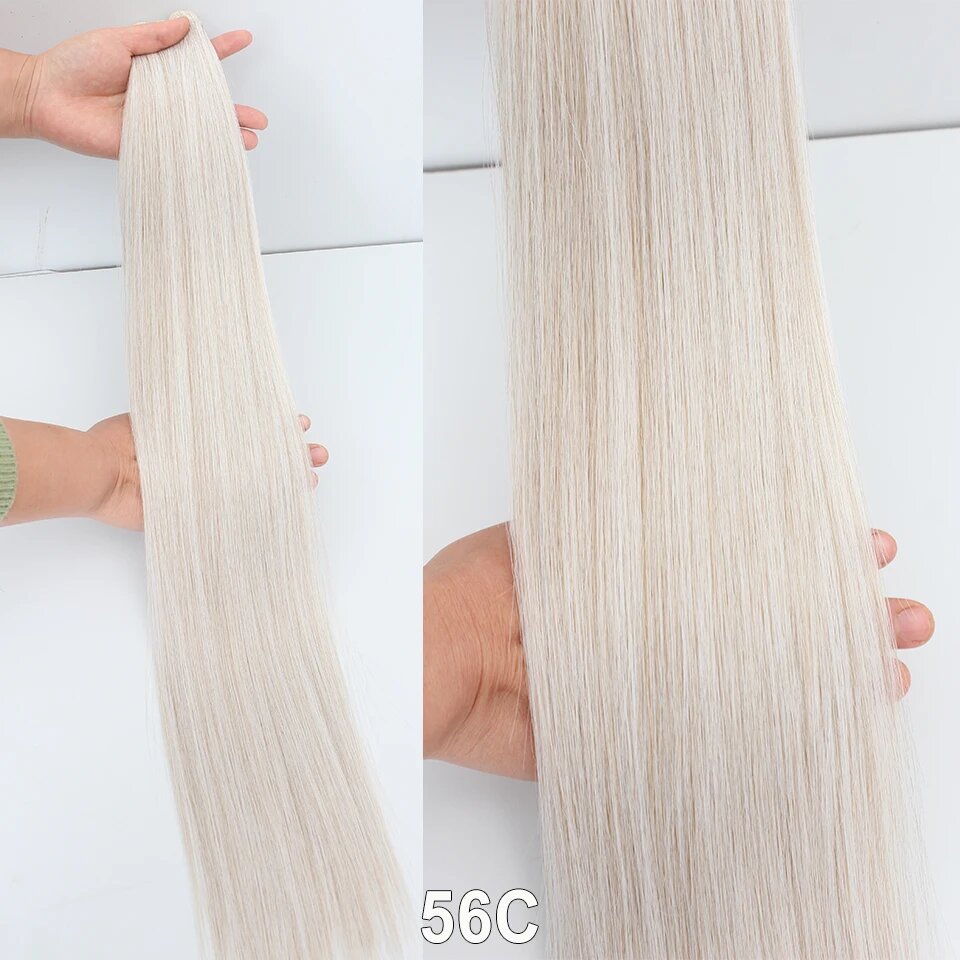 Tressence био-протеиновые прямые синтетические пучки волос 26 дюймов 56C