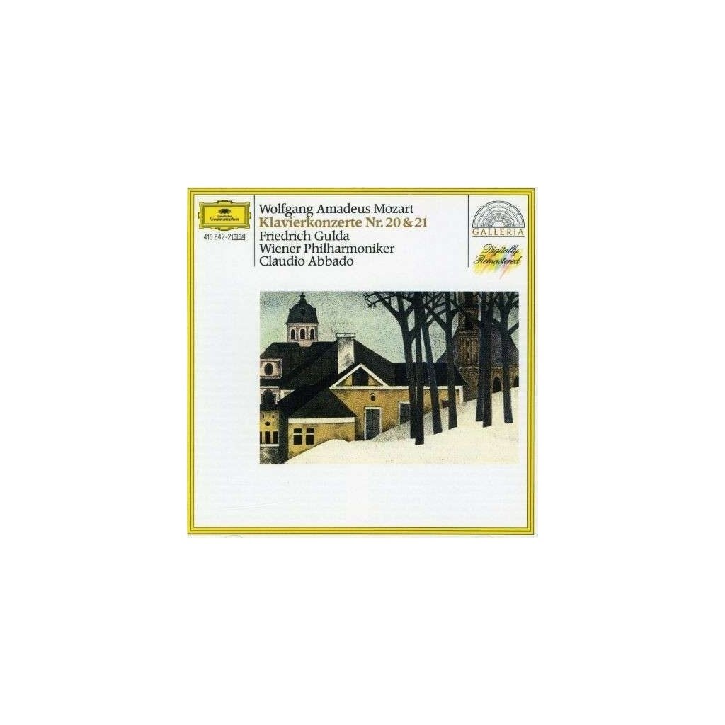Диск MOZART: Klavierkonzerte 20 + 21. Gulda (1 CD)