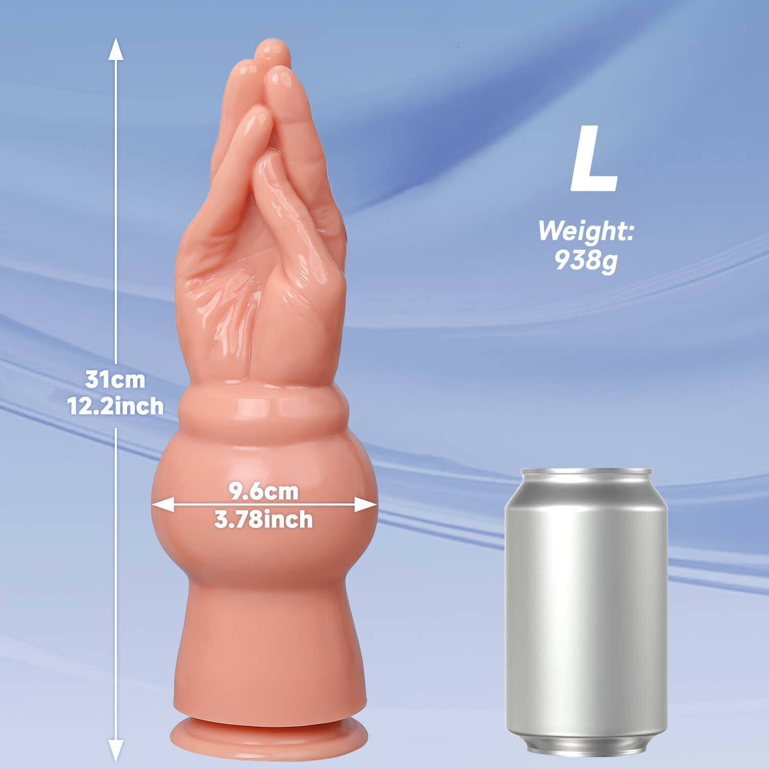 Анальная пробка для фистинга, имитация кончика руки, фаллоимитатор для кулака, анальный расширитель, очень большая