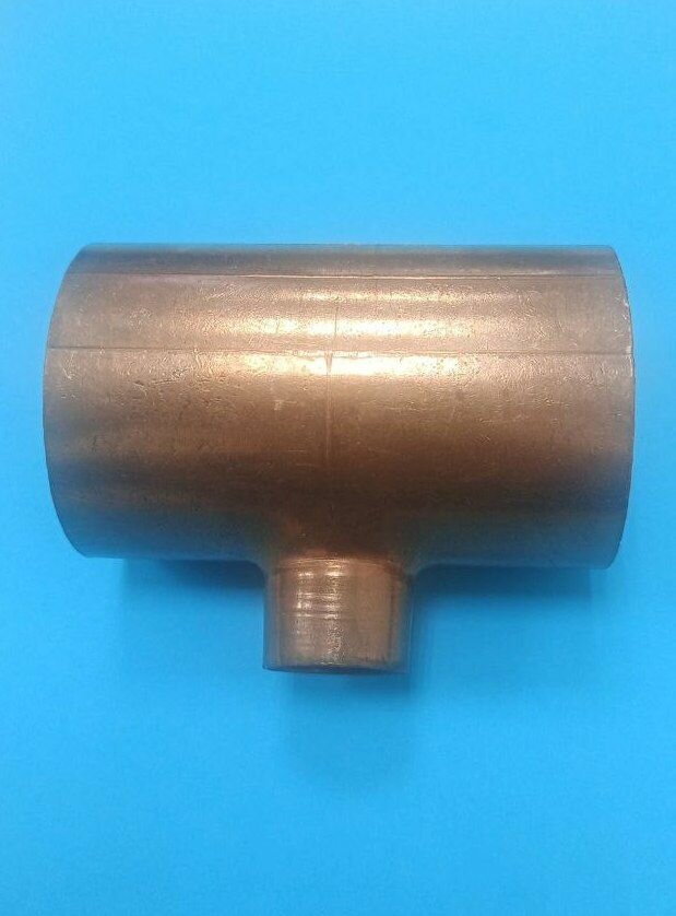 Тройник медный под пайку 54х22х54мм SANHA (арт.15130542254)