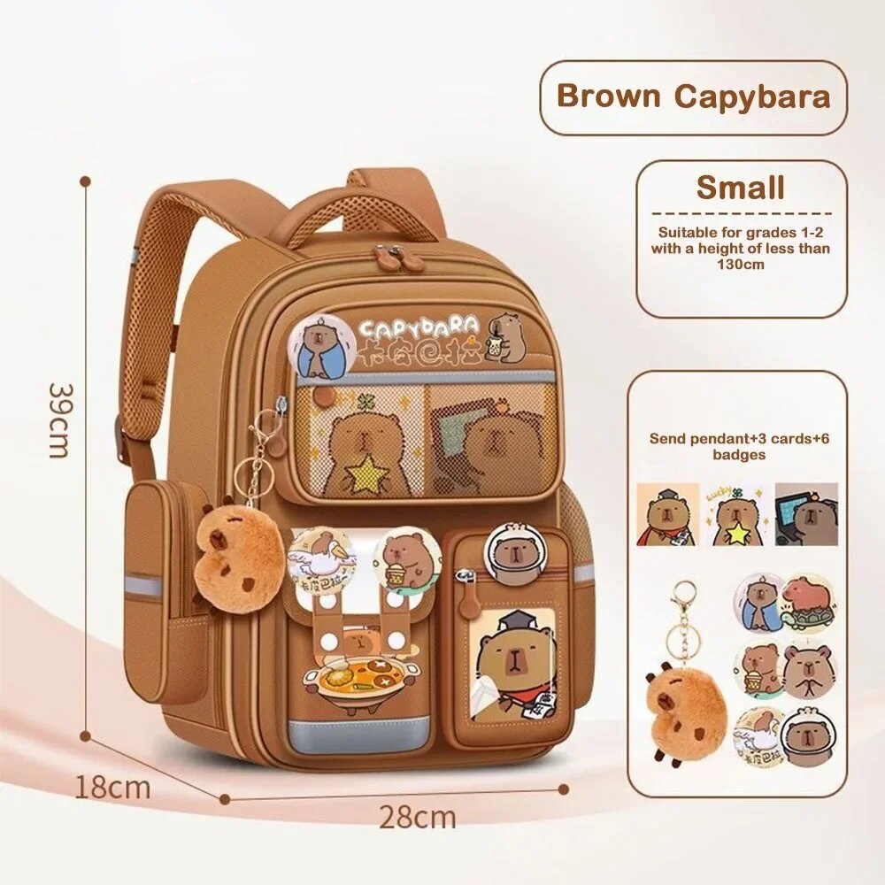 Рюкзак Brown Capybara Small Hot Pot-Small