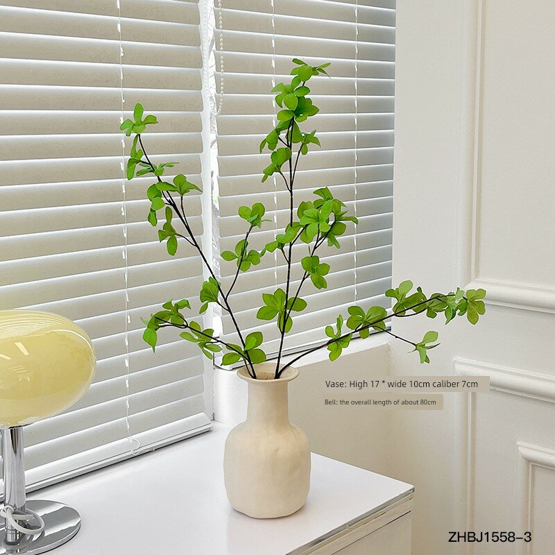 Элитные керамические вазы, цветочные композиции, имитация древесины, декор для гостиной и тумбы под телевизор в