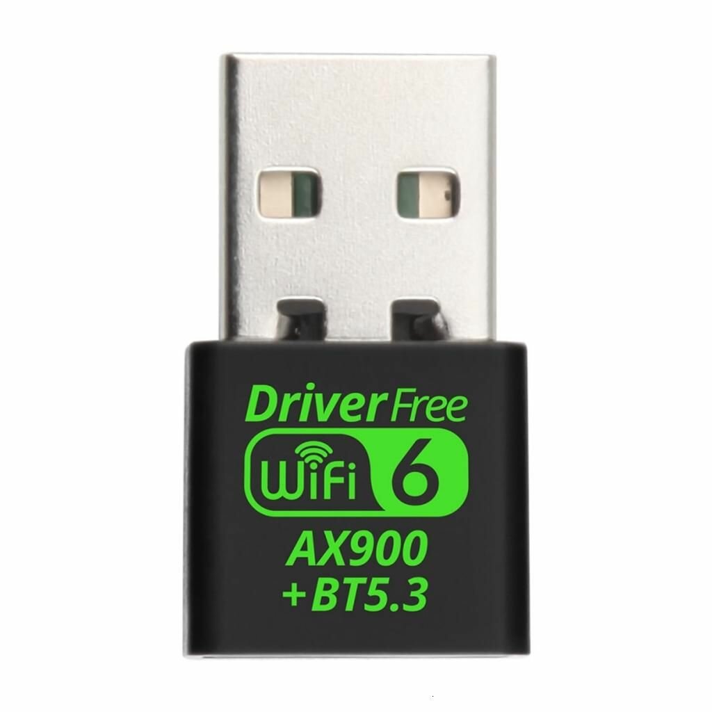 Двухдиапазонный Bluetooth 5.3 и Wi-Fi 6 AX900 USB-адаптер