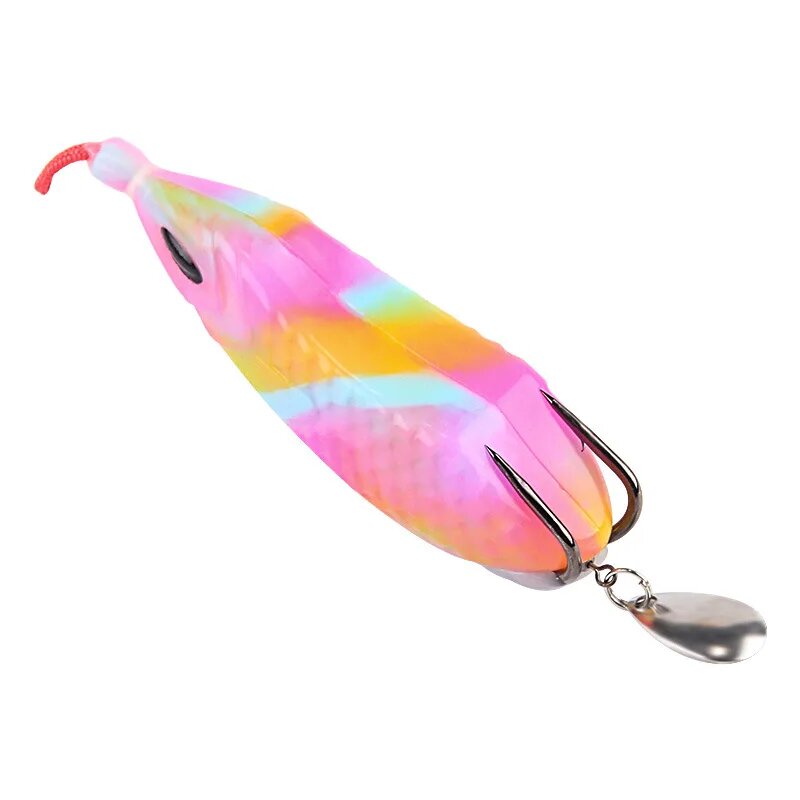 WestBass 1PX силиконовая лягушка, 9,5 см, 16 г, Color A, розовый