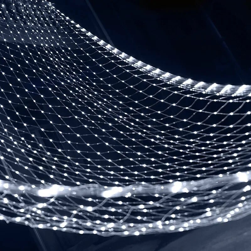 Светодиодная сетка гирлянда White 96LEDs 1.5x1.5M