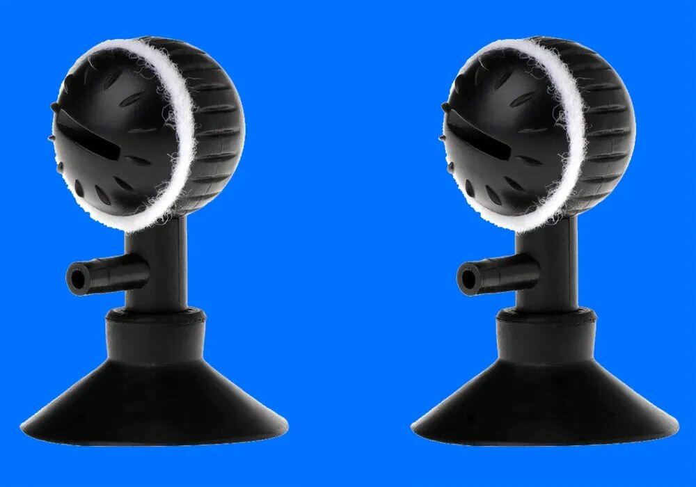 Распылитель воздуха (2 шт.) для аквариума на присоске регулируемый (аналог Эхейм).