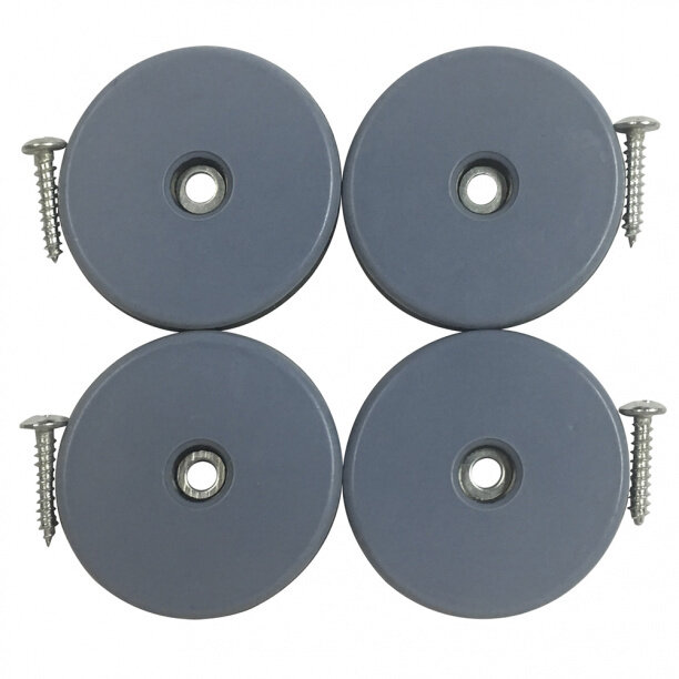 Подпятники тефлоновые скользящие с винтом d50 мм 4 шт