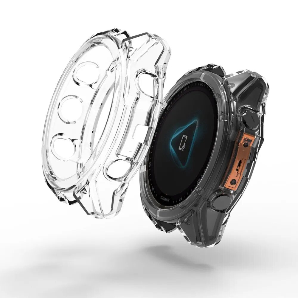 Силиконовый защитный чехол бампер для Garmin Fenix 8 43/47/51mm с противоударными свойствами