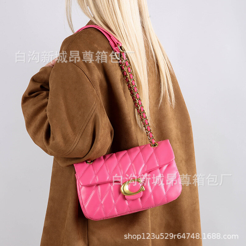 Подмышечная сумка, стеганая вышитая сумка, женская сумка, новый стиль, сумка с цепочкой в стиле Chanel, высококачественная сумка, сумка через плечо, сумка кроссбоди