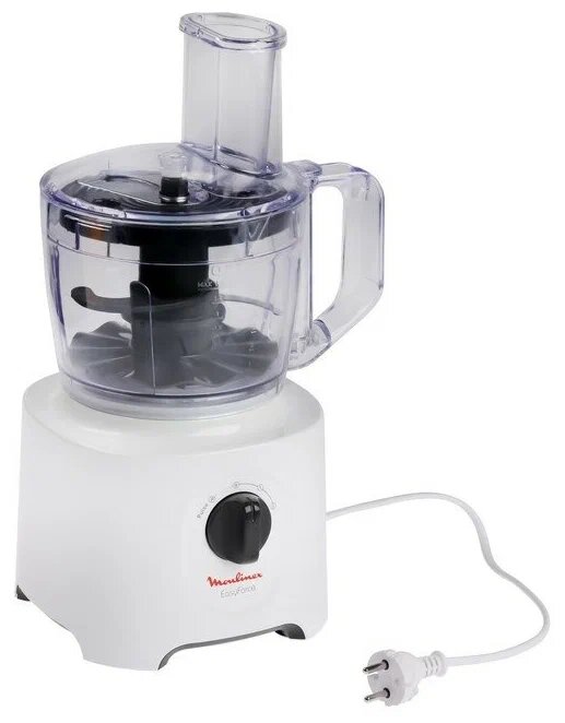 Кухонный комбайн Moulinex FP211110, белый, пластик, 1.5 л, 2 скорости