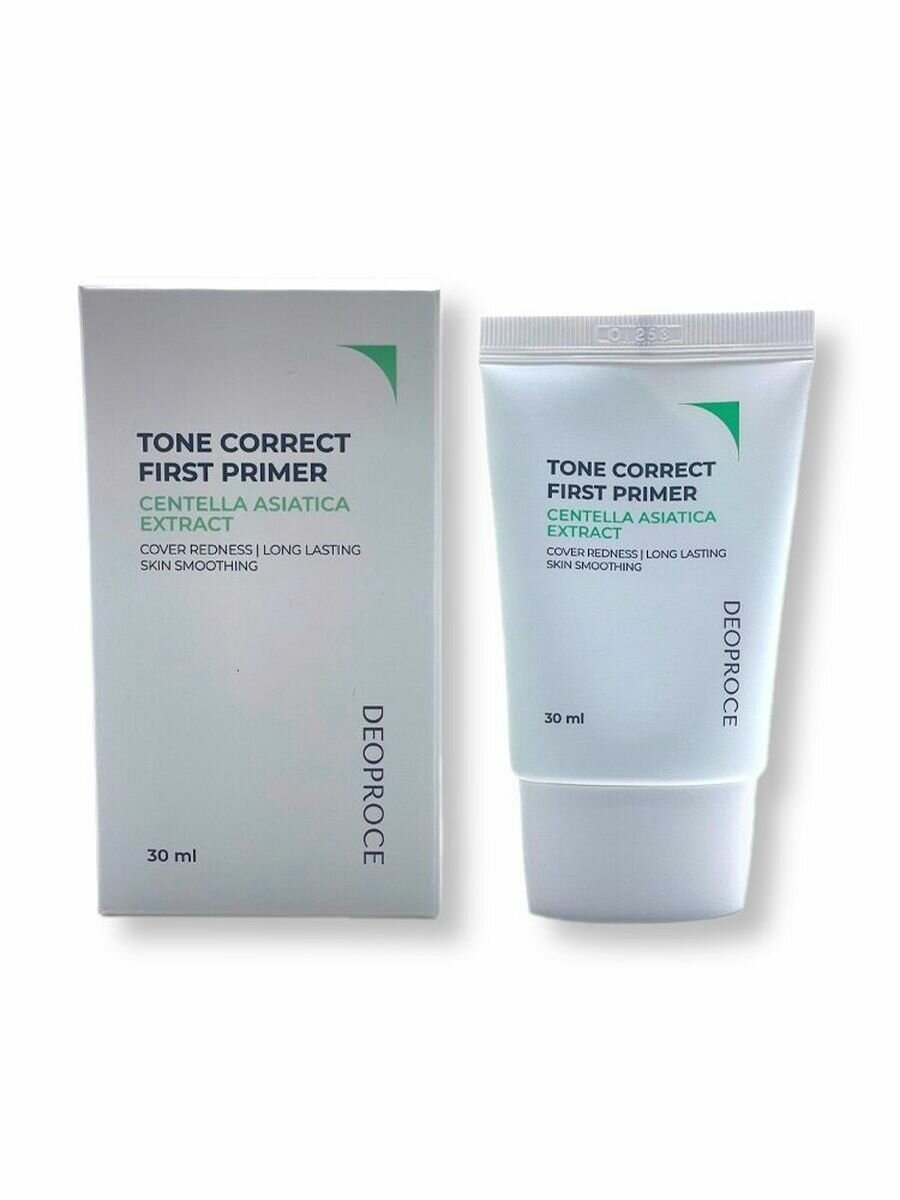 Праймер с экстрактом центеллы азиатской TONE CORRECT FIRST PRIMER (30ml)