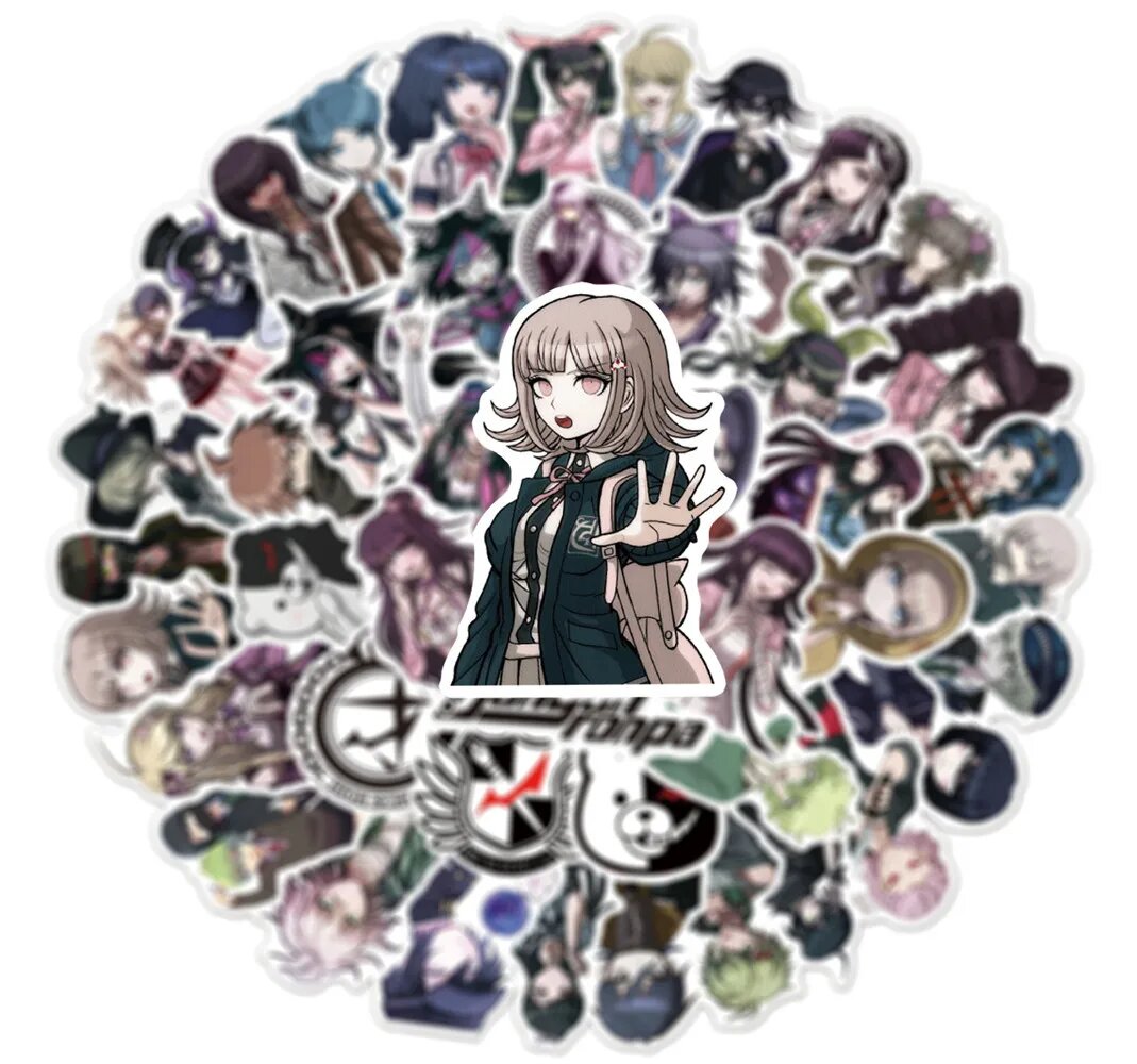 Наклейки Danganronpa, цвет 50PCS