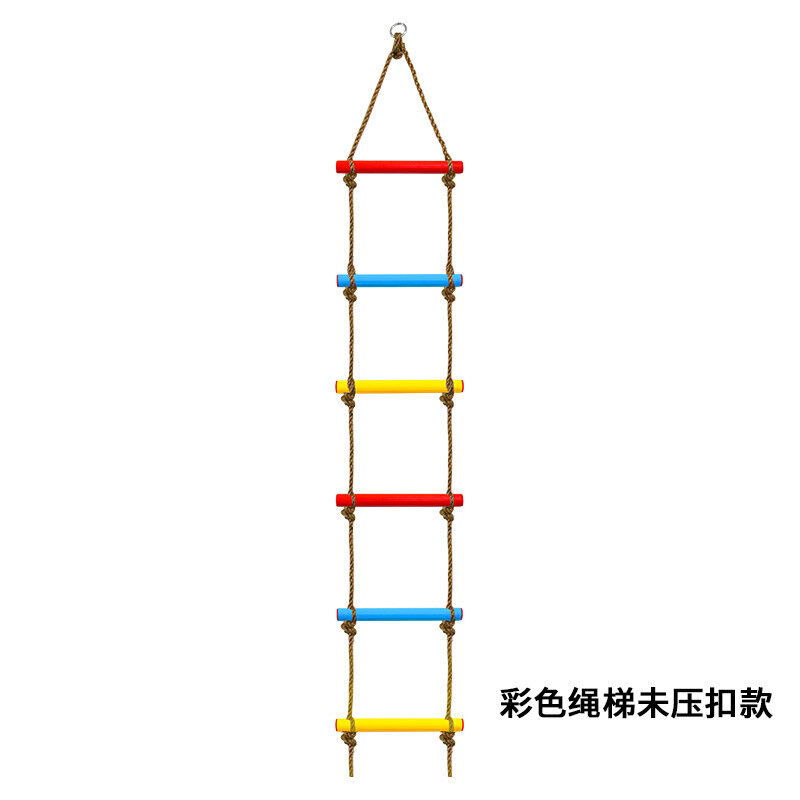 Детская лестница из веревки для лазания PE, оборудование для игр в помещении и на улице, аксессуары для физической подготовки, пластиковая мягкая лестница