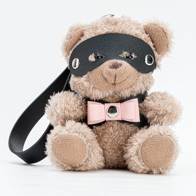 Взрослый эротический BDSM игрушка медведь маска для глаз игрушка для позиций связывания медведь брелок для пары подвеска