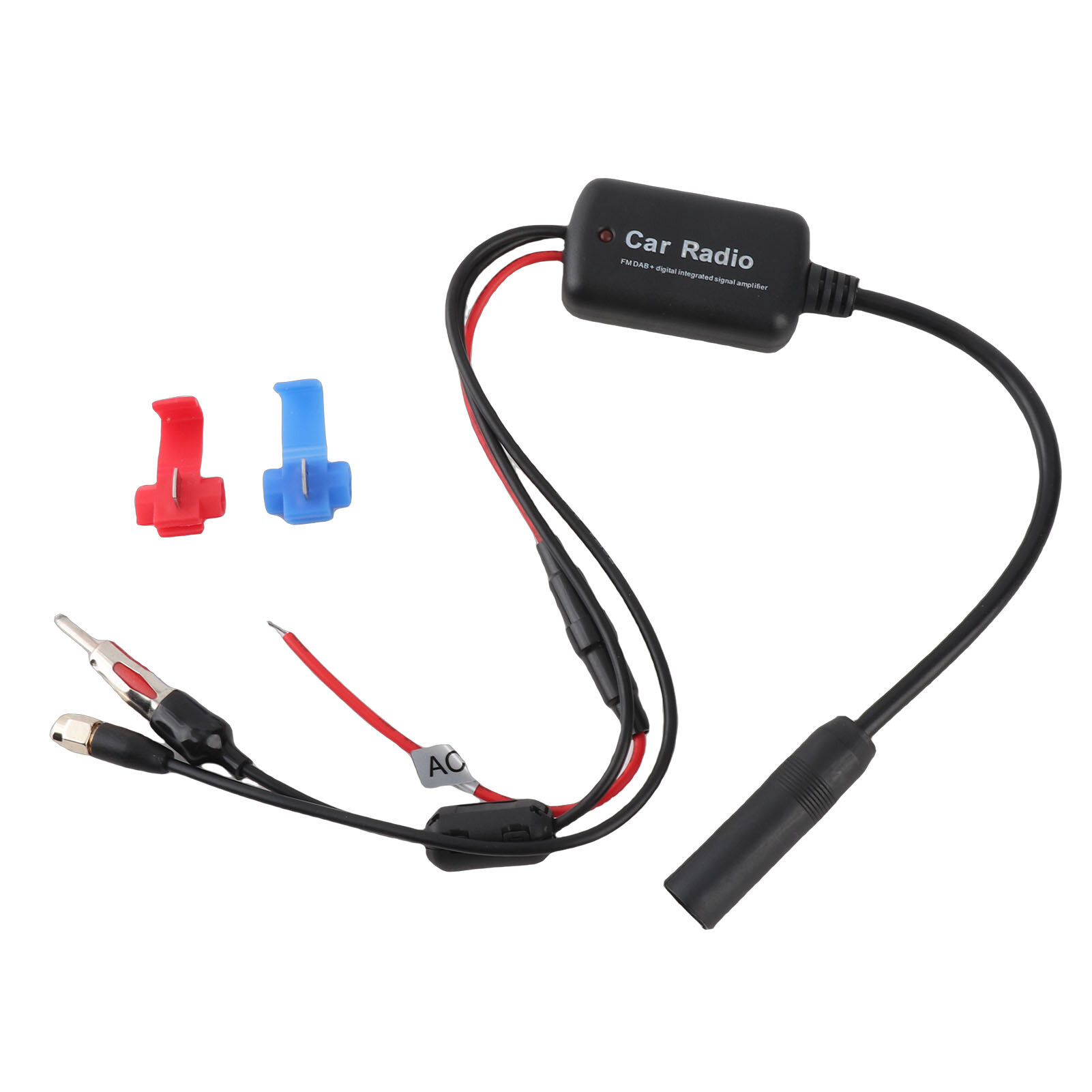 Автомобильный усилитель сигнала DAB FM радиосигнала с SMA-разъемом