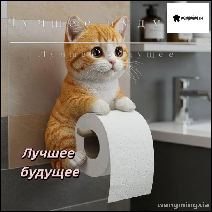 Эксклюзивная подвеска из смолы для декора, предназначенная для фиксации рулонов туалетной или кошачьей бумаги, а также салфеток