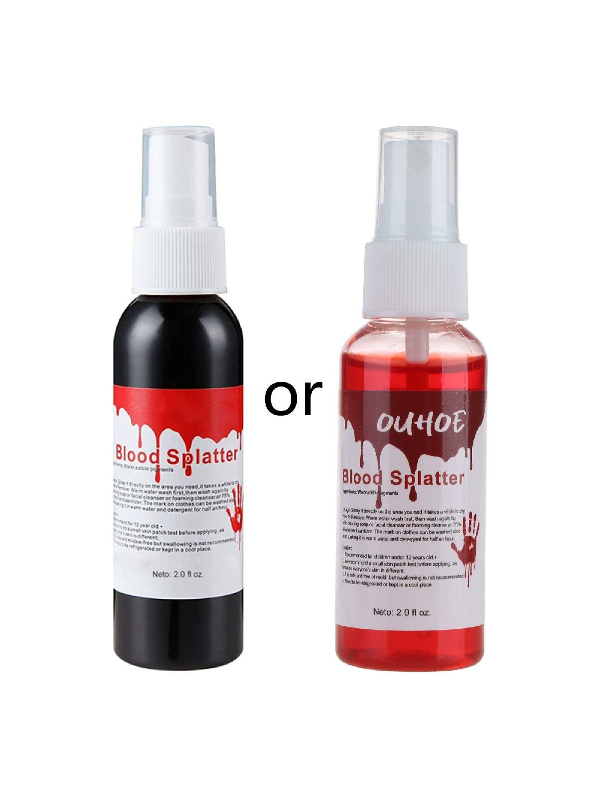 1 бутылка 60 мл плазменного спрея на Хэллоуин Вампир кровь Зомби реквизит для макияжа реквизит для моделирования атмосферы