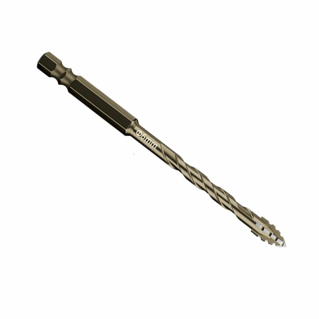 Четырехгранное сверло с зубцами, 6mm