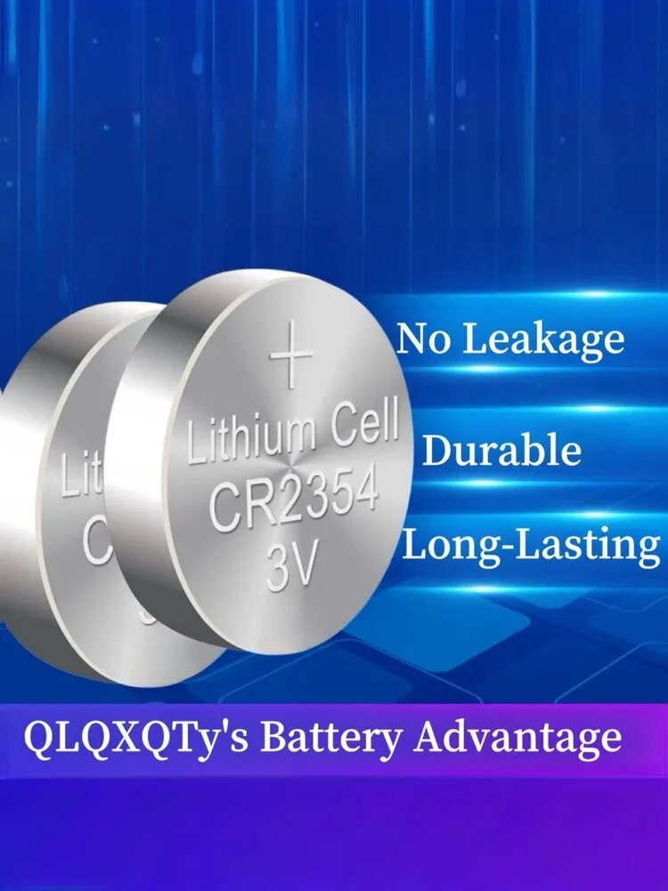 2PCS CR2354 Батарея с дистанционным управлением ключами OEM заменяет аккумулятор Tesla Model X
