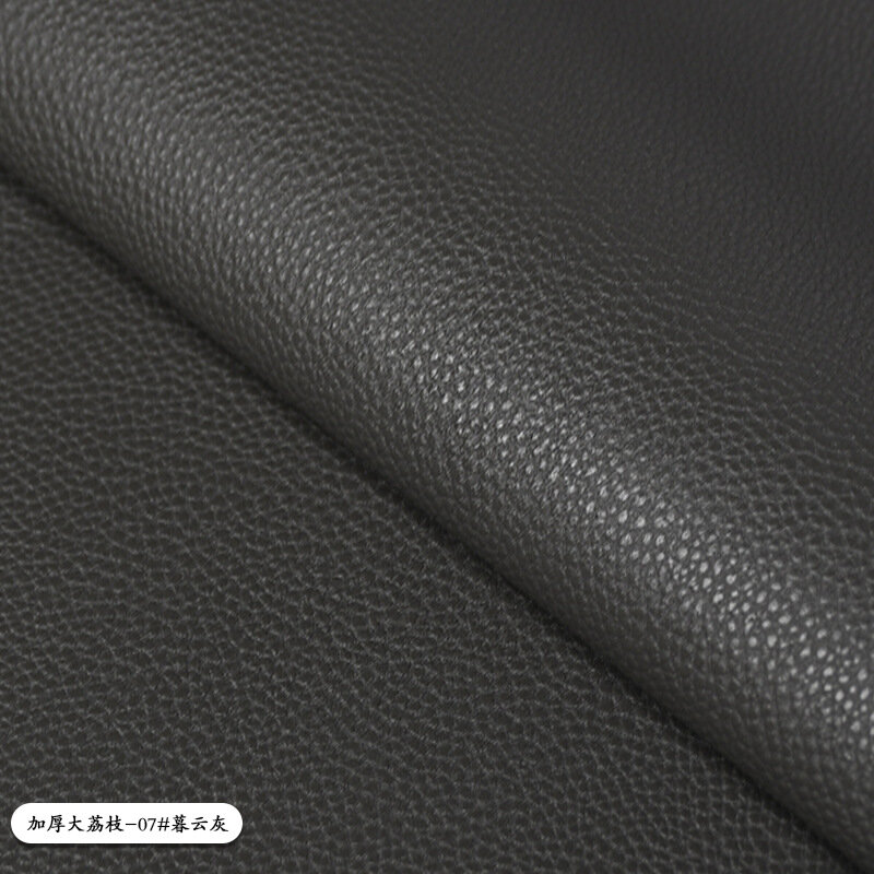 Утолщенная большая ткань из искусственной кожи с текстурой личи, мягкая кожа для диванов, материал для обуви, имитация искусственной кожи от фабрики