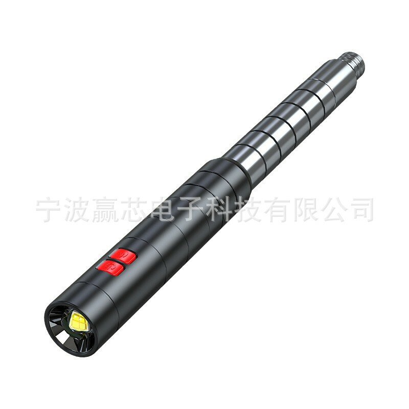 Новые многофункциональные телескопические дубинки, блокирующие и метательные палки, многофункциональные с дугой, трехсекционные из легированной стали, закаленные и усиленные для разбивания окон