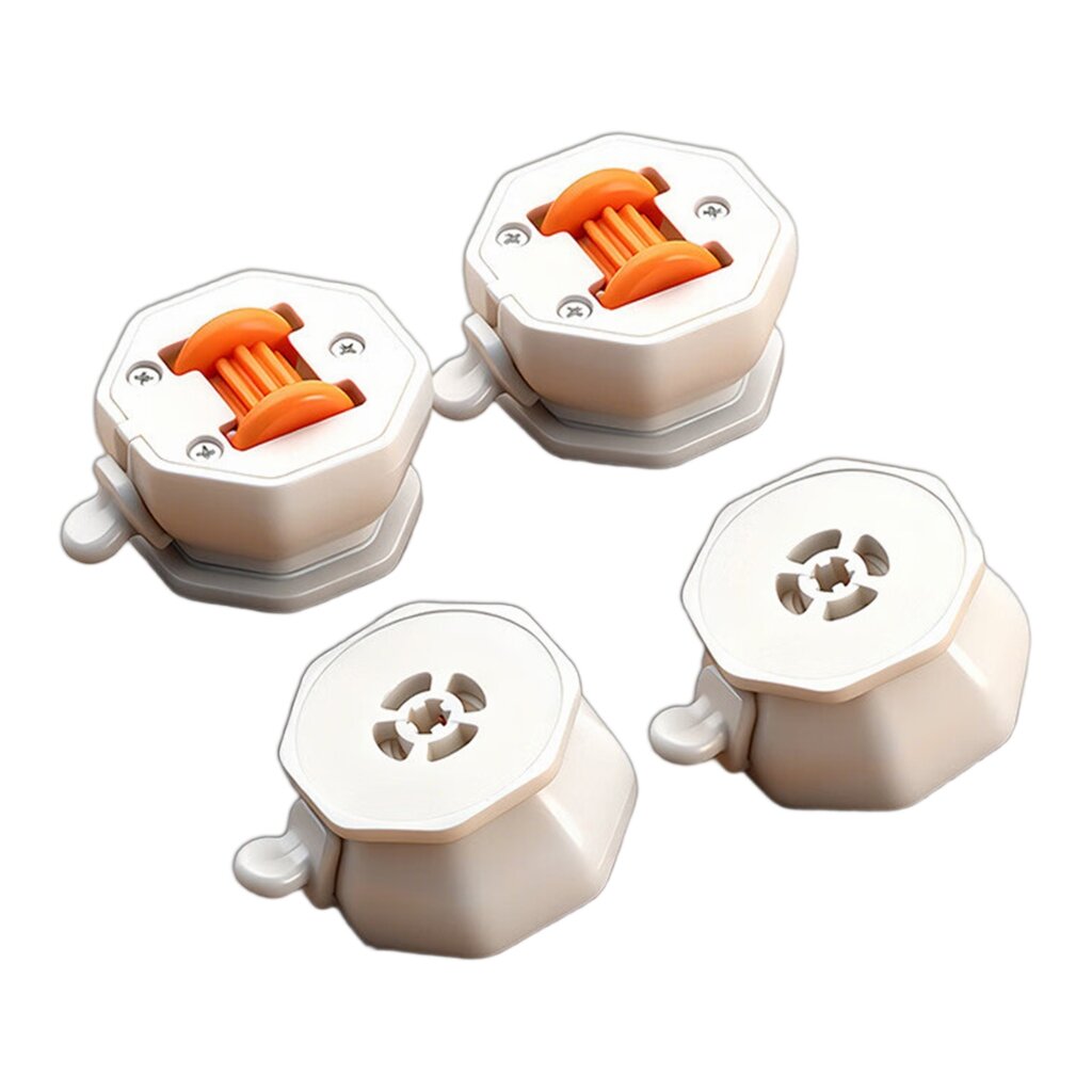 4 шт. Поворотные колеса 360° с тормозом для малой бытовой техники