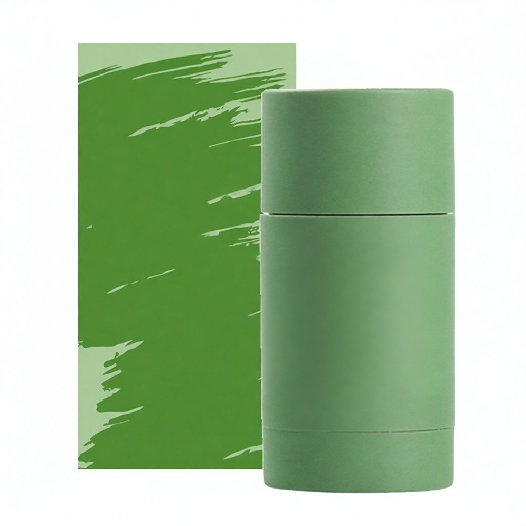 EELHOE Purifying Clay Stick Портативный Палец Для Глины ДEEP Cleansing Умерение Жира Маска Для Лица Круглый Палец 50g/ml 80*40*40mm 65g 1шт