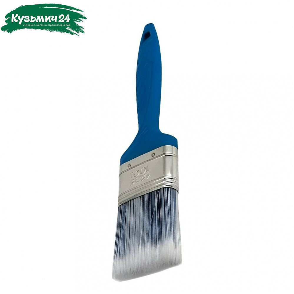 Кисть плоская Toolberg Лазурит-Эксперт 0112424, искусственная щетина, 63 мм, пластиковая рукоятка