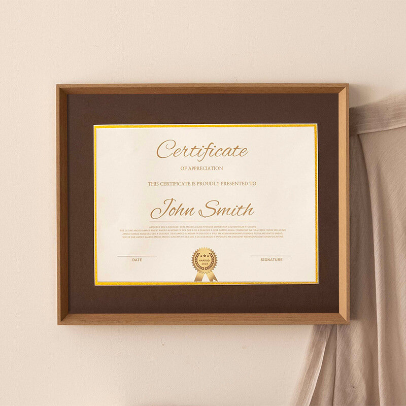 Рамка для диплома формата А4, рамка для почетной грамоты, настенная рамка для фотографий, рамка для награды выпускнику, акриловая фоторамка 20inch