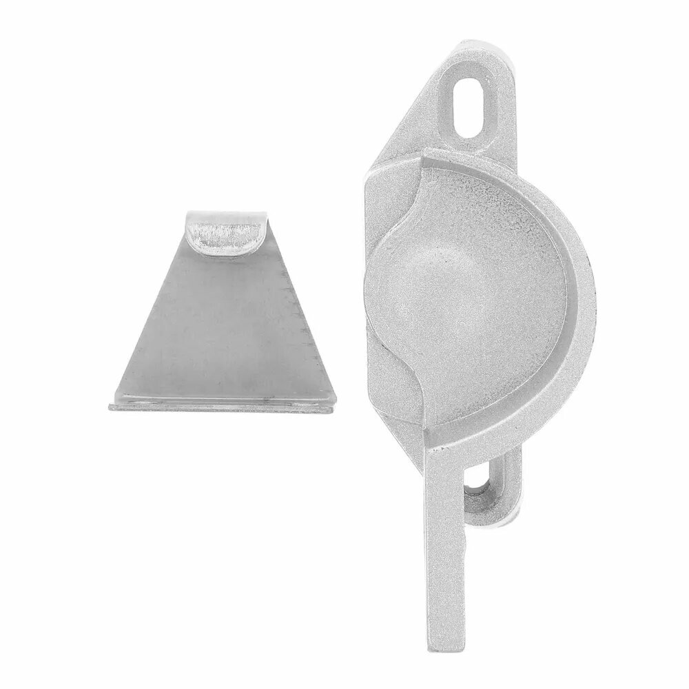 Алюминиевый оконный кронштейн-замок для дома, серебристый, для раздвижных окон