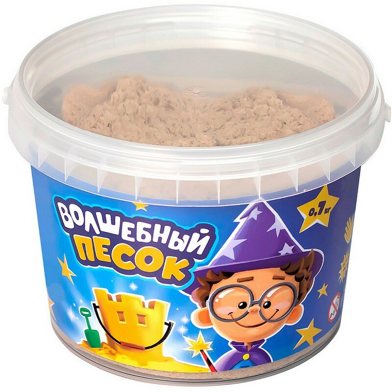 Волшебный мир Кинетический Волшебный песок 700 гр в ведерке KP2PV с 3 лет