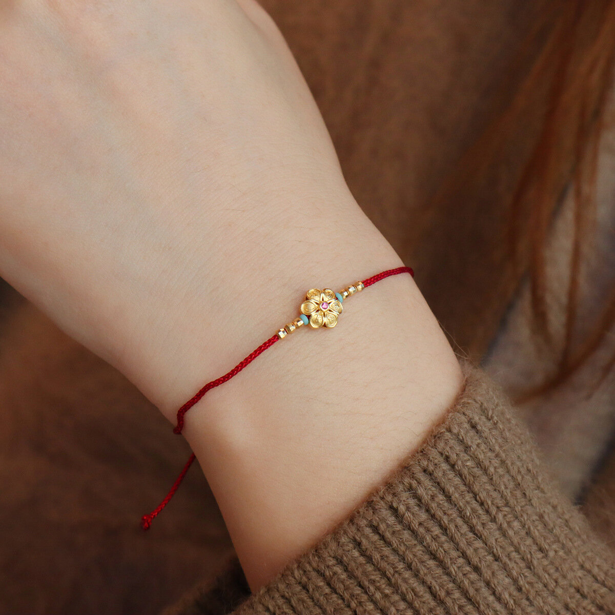 Браслет для гадания, YM Mall из с красной нитью Привлечение благополучия и любви