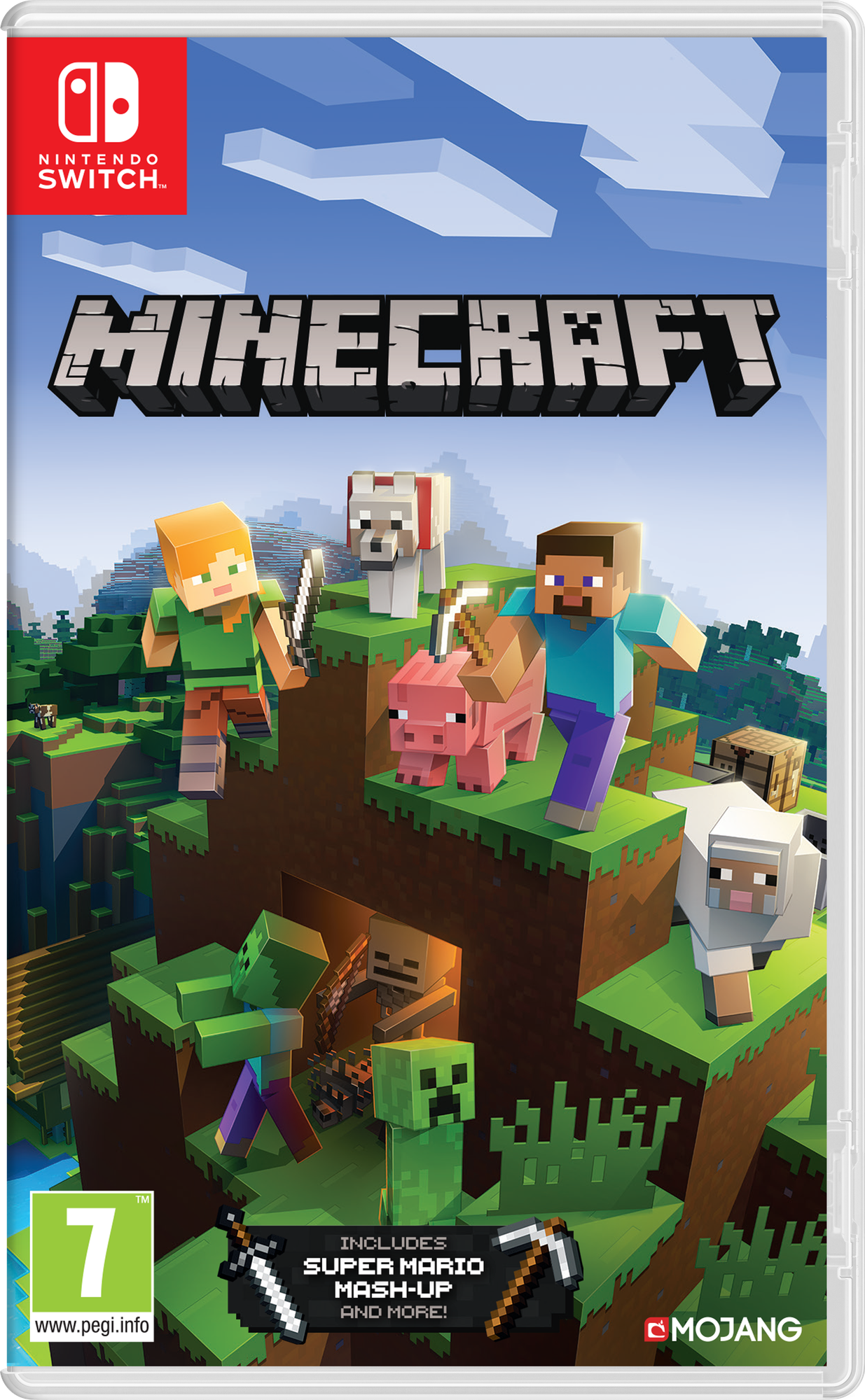 Игра Minecraft для Nintendo Switch, картридж, русские субтитры, все страны