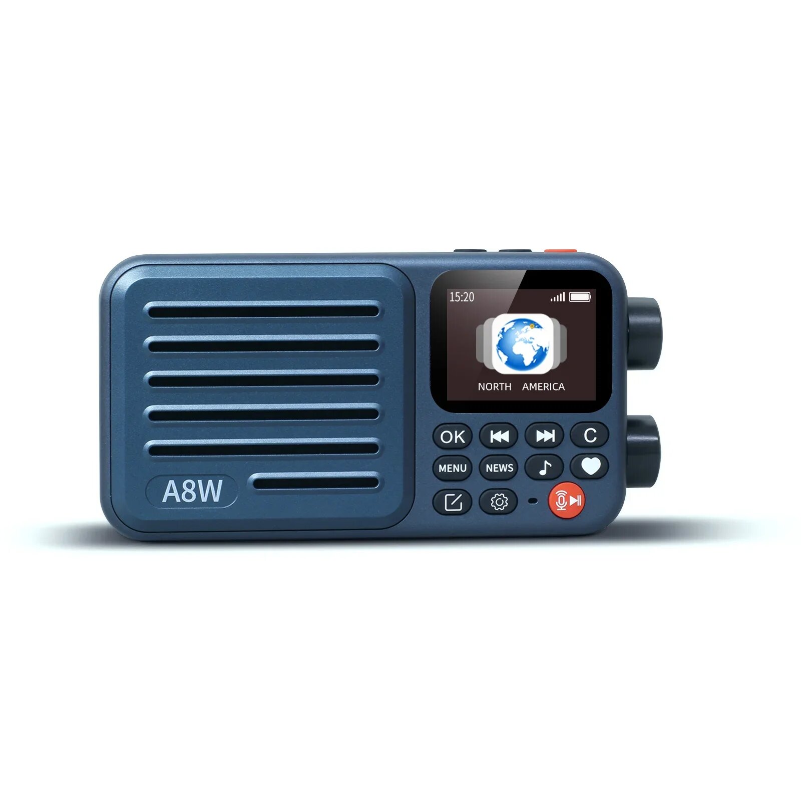 Портативное интернет-радио CHOYONG A8W, интеллектуальный Wi-Fi FM-приемник с предварительно окрашенными станциями 4K+, будильник, Micro SD, голосовое управление